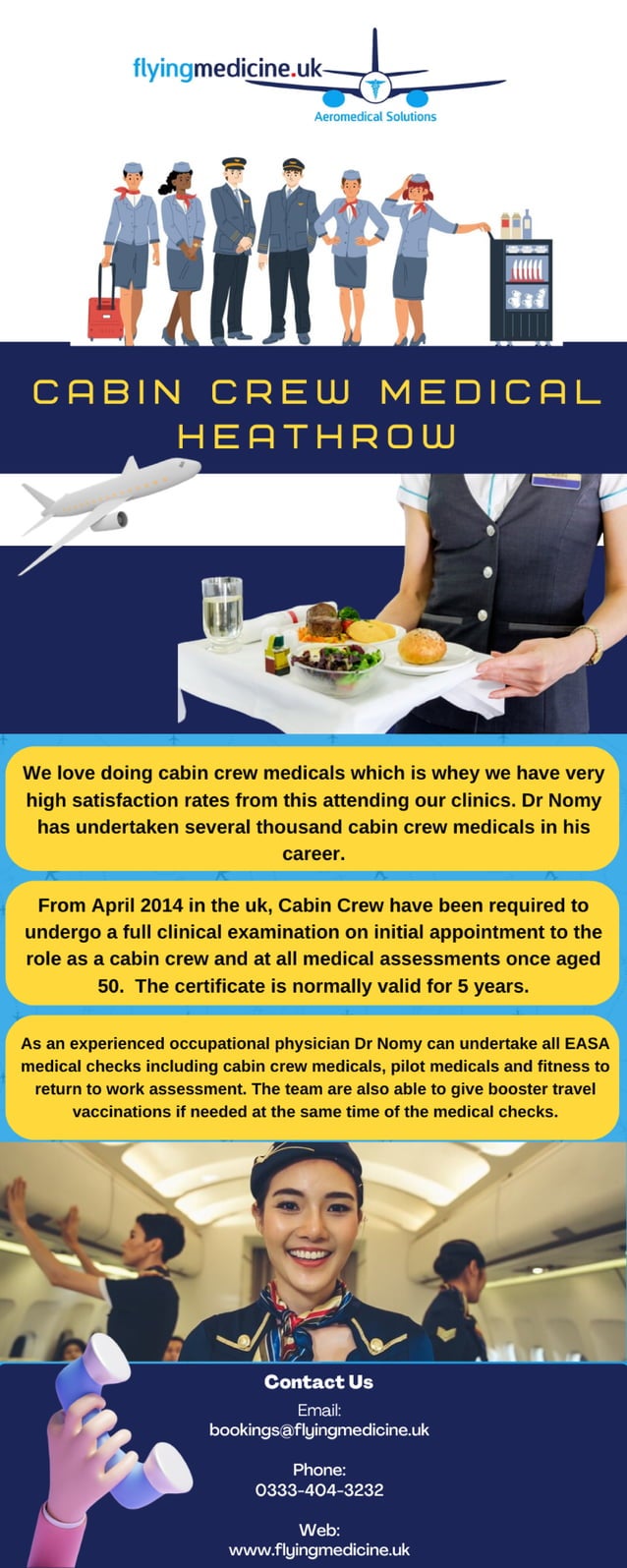 Infographic: Cabin Crew Medical Heathrow | PDF
