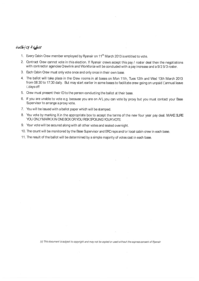 ryanair Cabin crew roster | PDF