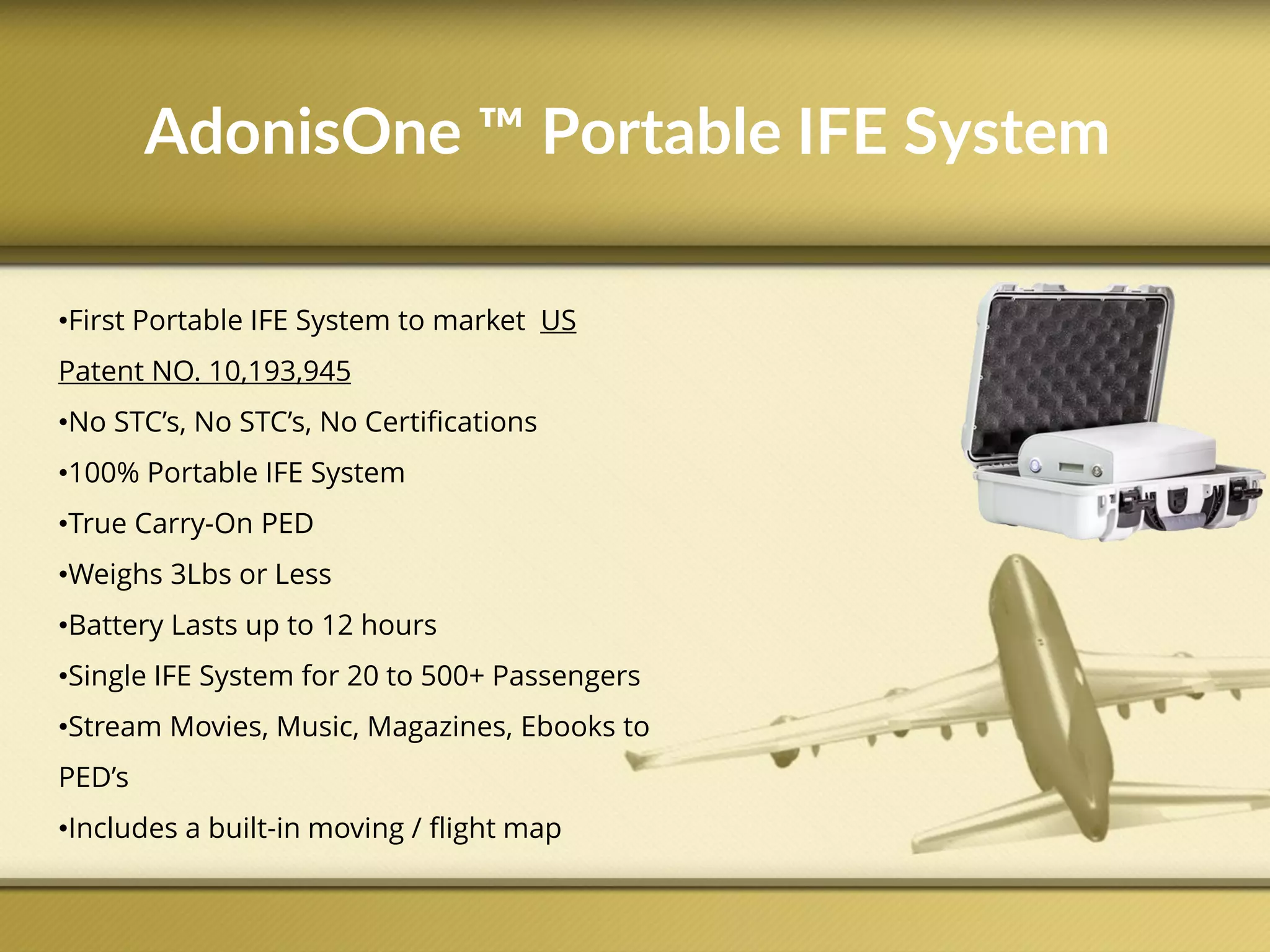 cabin entertainment | AdonisOne | PDF