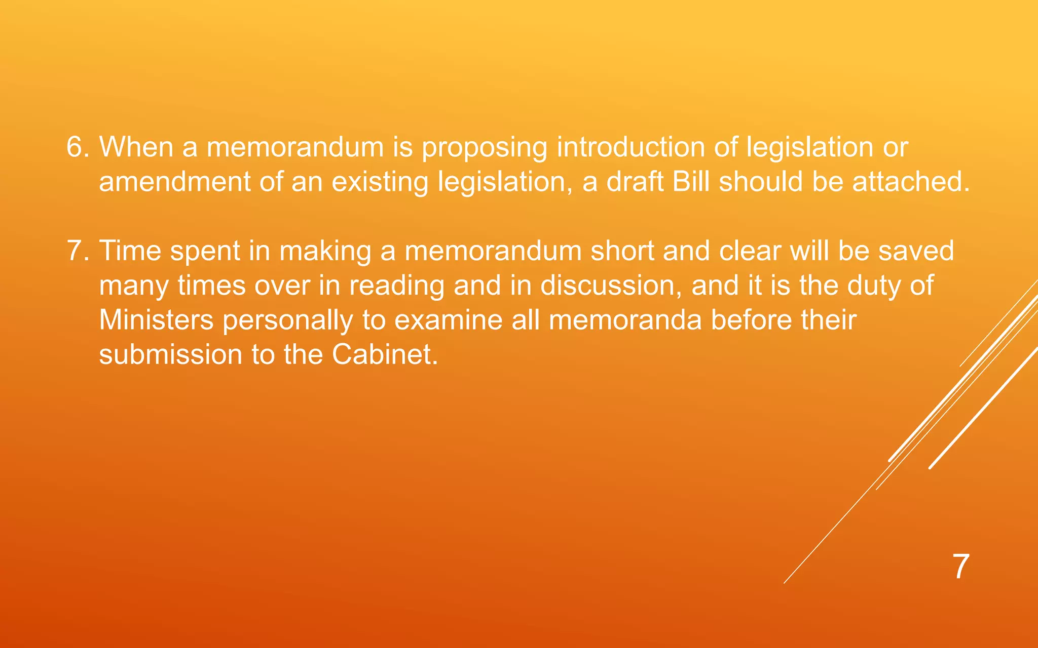 HOW CABINET MEMORANDUM IS WRITTEN AT THE WORKPLACE .ppt