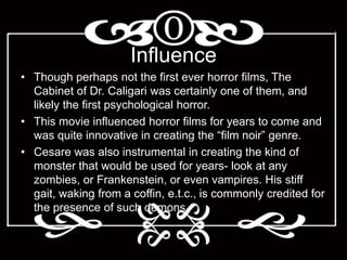 The Cabinet of Dr. Caligari | PPT
