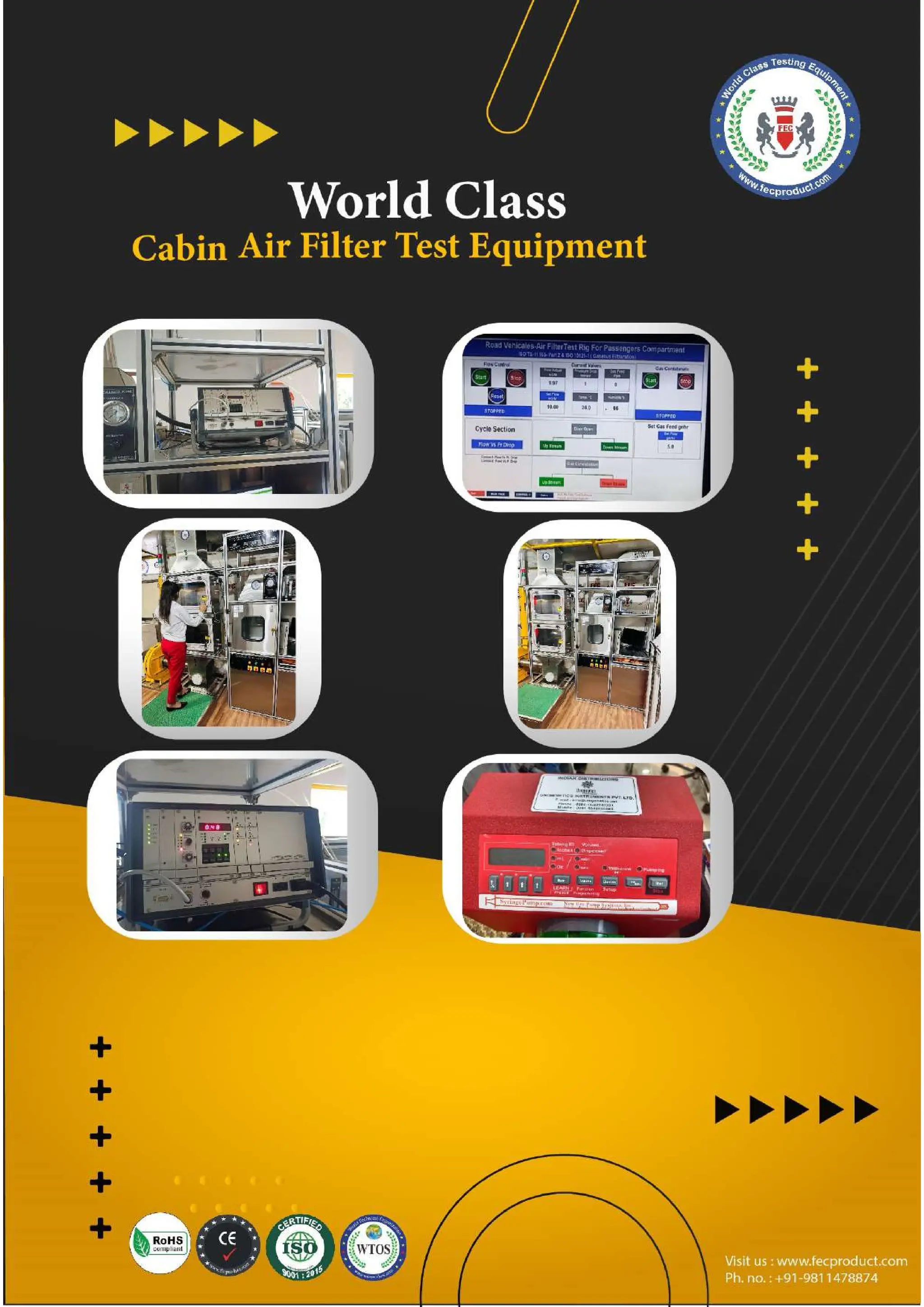 DIN 71460- Part- 1 and Part- 2 Cabin Air Filter Test Equipment. | PDF