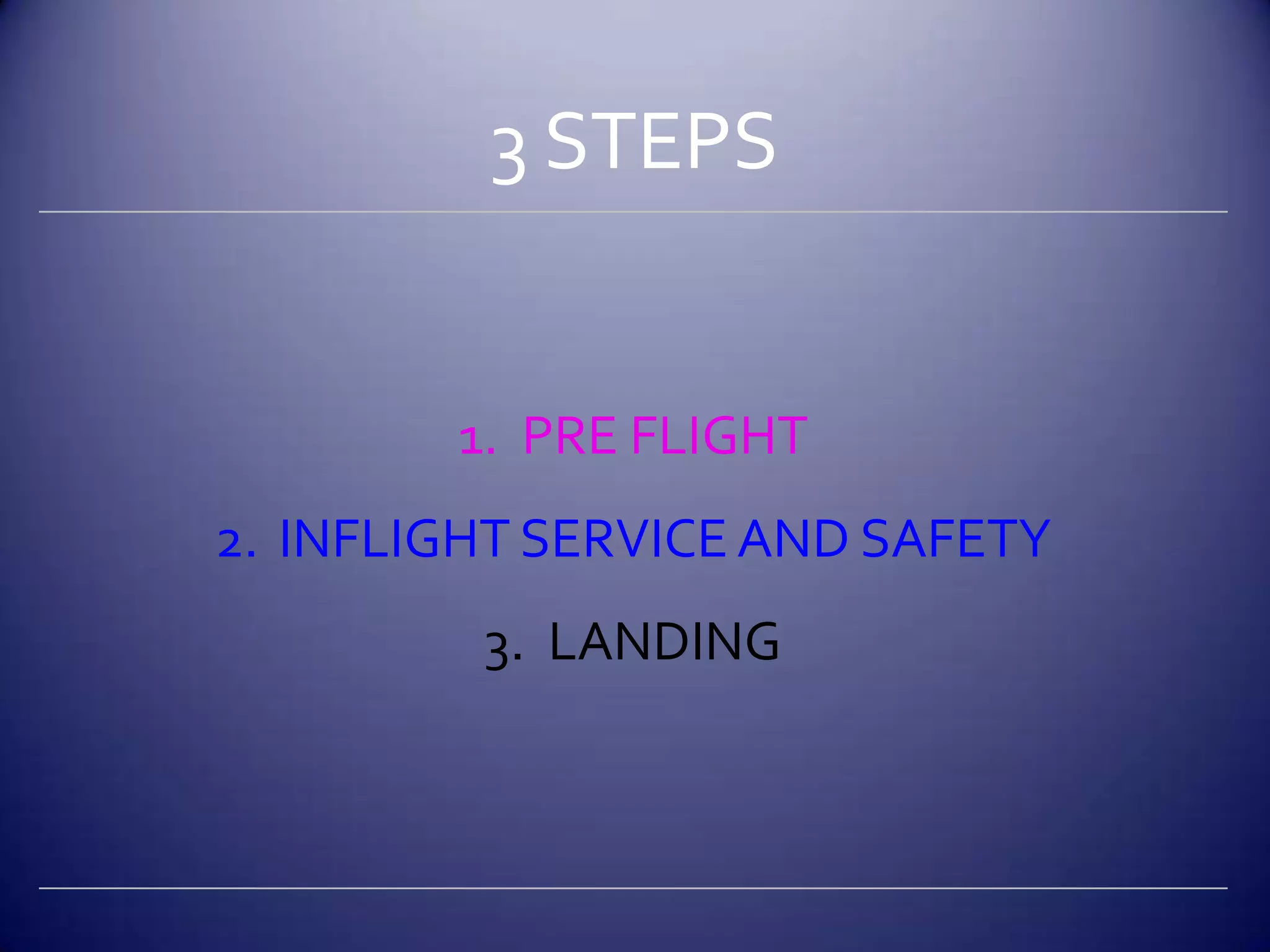 Cabin Safety and Service Procedures | PPTX