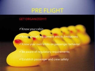 Cabin Safety and Service Procedures | PPTX