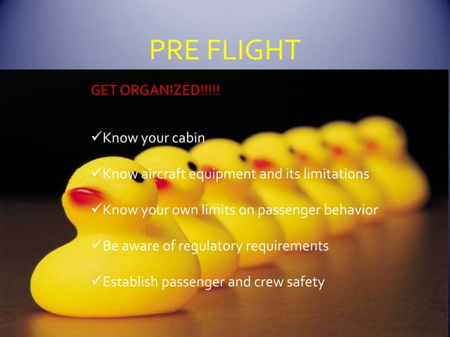 Cabin Safety and Service Procedures | PPTX