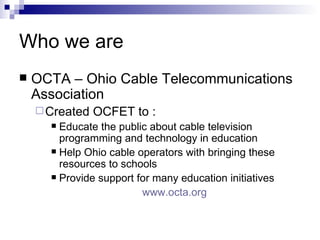 Cable in The Classroom: A Resource for All Teachers | PPT