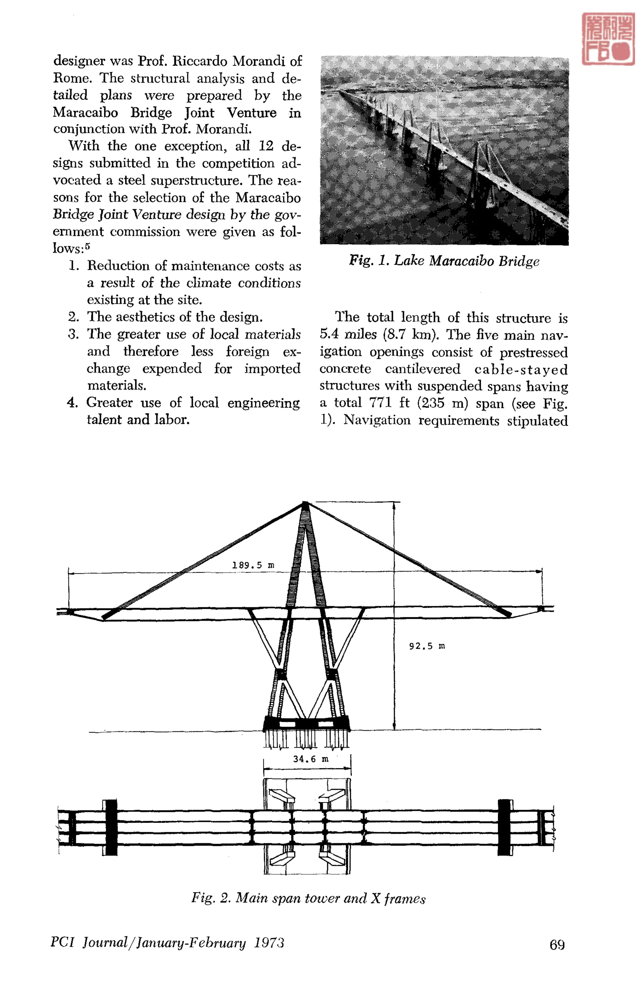 Cable stayed bridges of prestressed concrete. | PDF