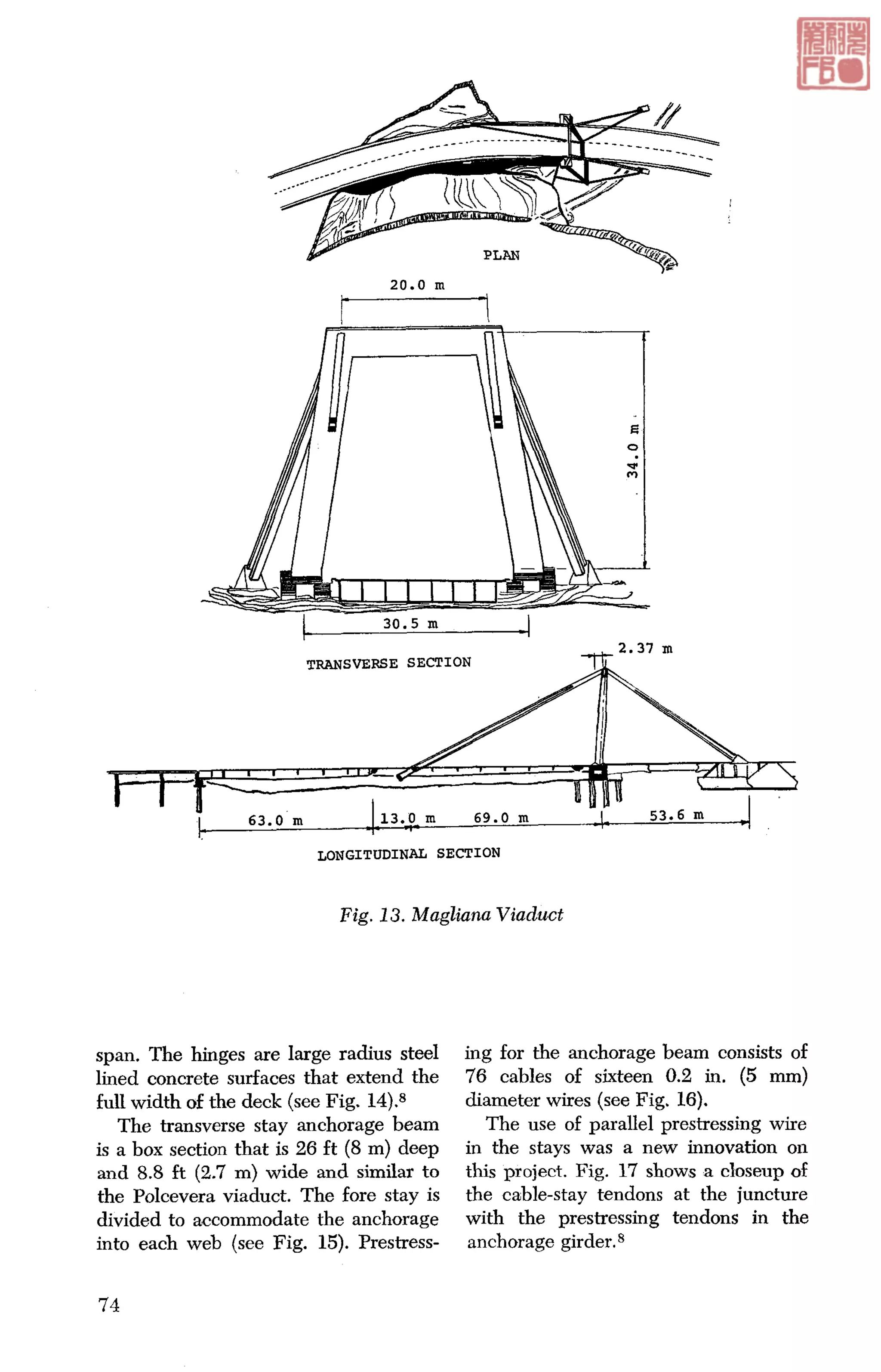 Cable stayed bridges of prestressed concrete. | PDF