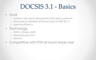 Cable Access Developments | PPT