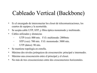 Cableado Vertical | PPT