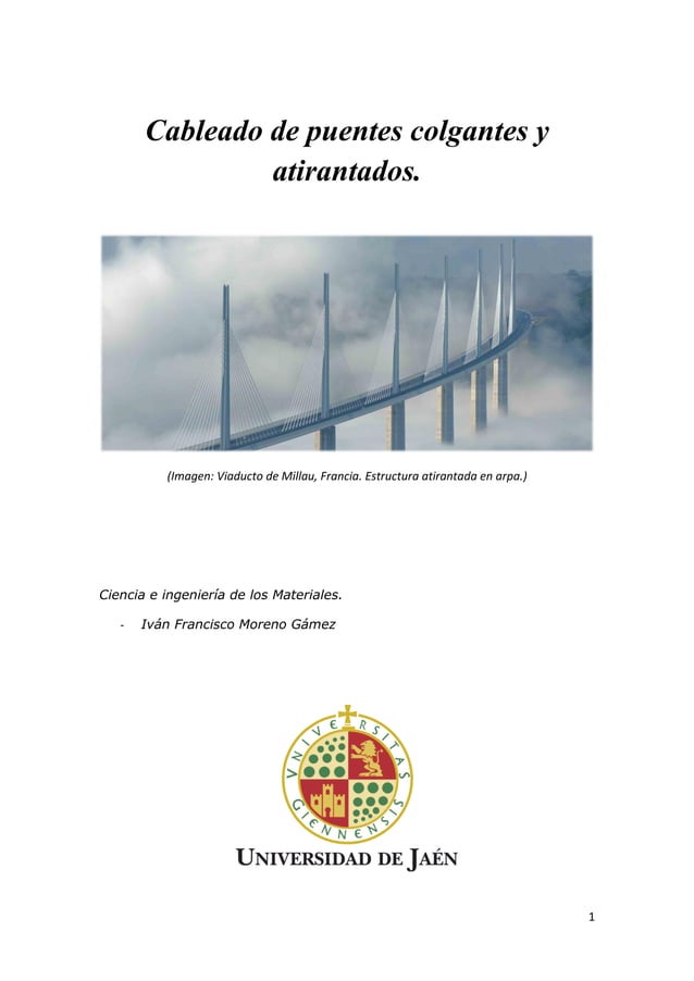 Cableado de puentes colgantes y atirantados | PDF