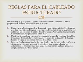 Cableado estructurado | PPTX