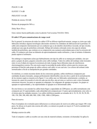 Cableado estructurado | PDF