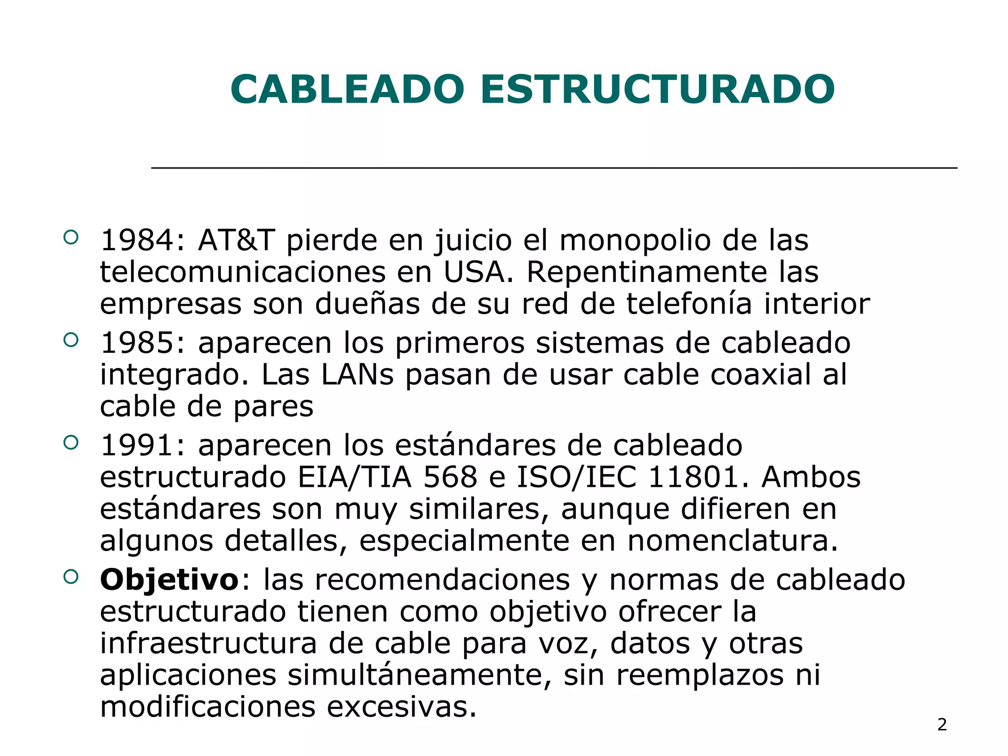 Cableado estructurado | PPT