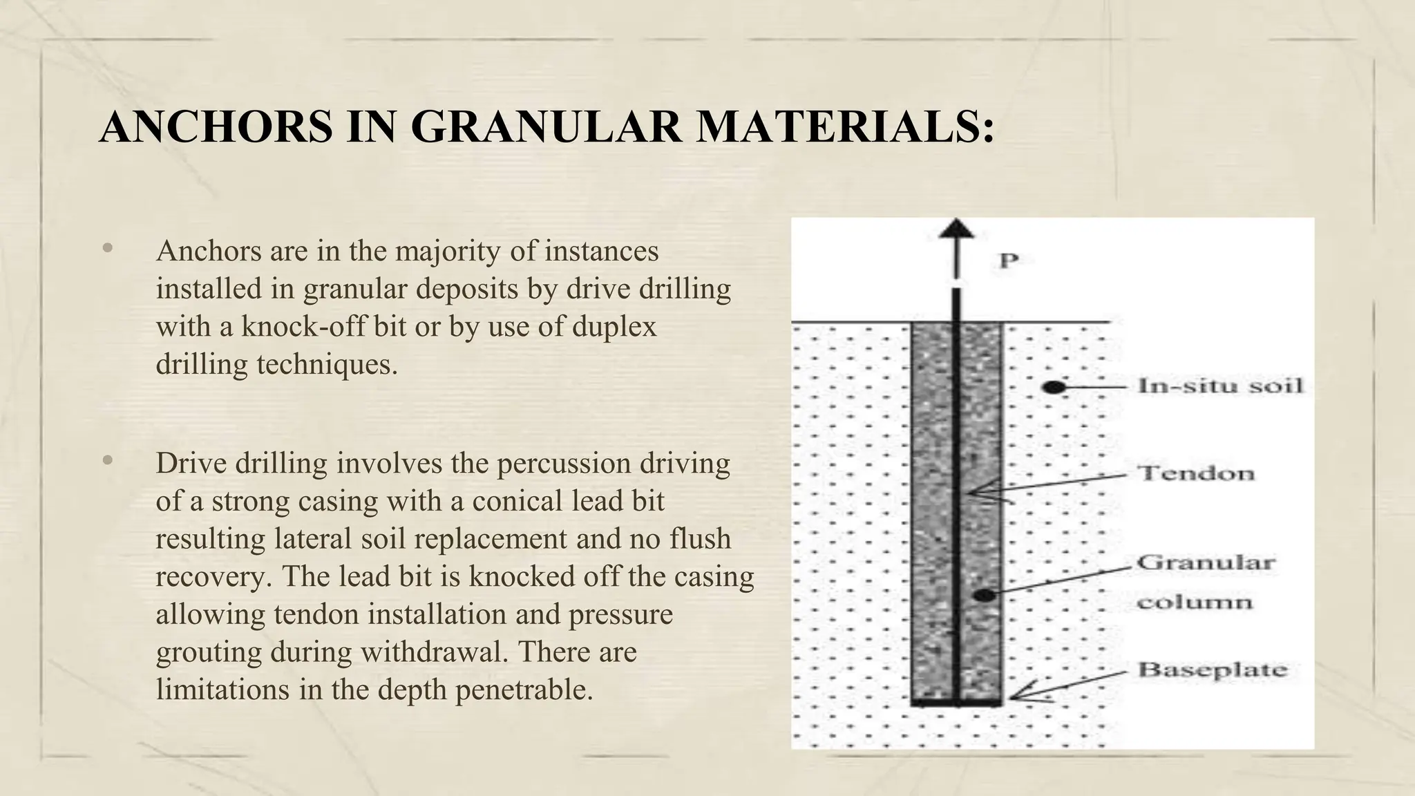 Cable anchoring and grouting for cable tensioning | PPTX