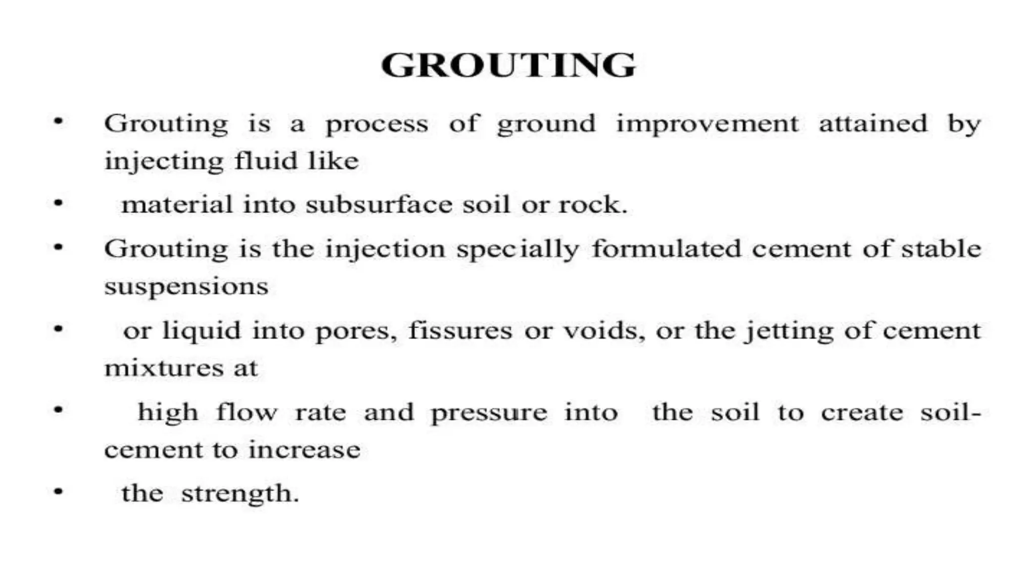 Cable anchoring and grouting for cable tensioning | PPTX