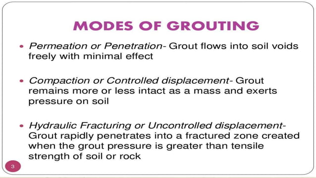 Cable anchoring and grouting for cable tensioning | PPTX | Geology ...