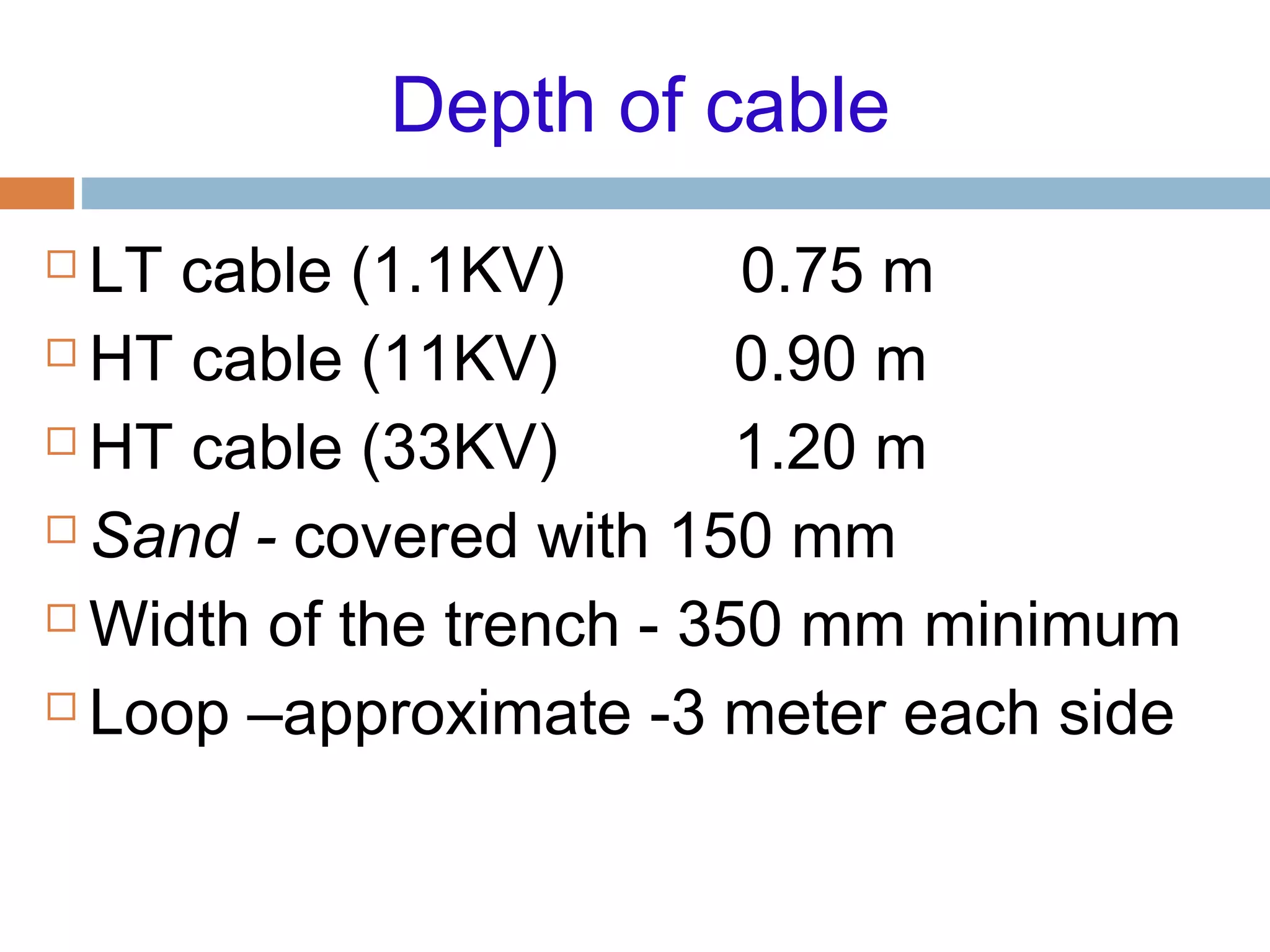 Cable and laying | PPT