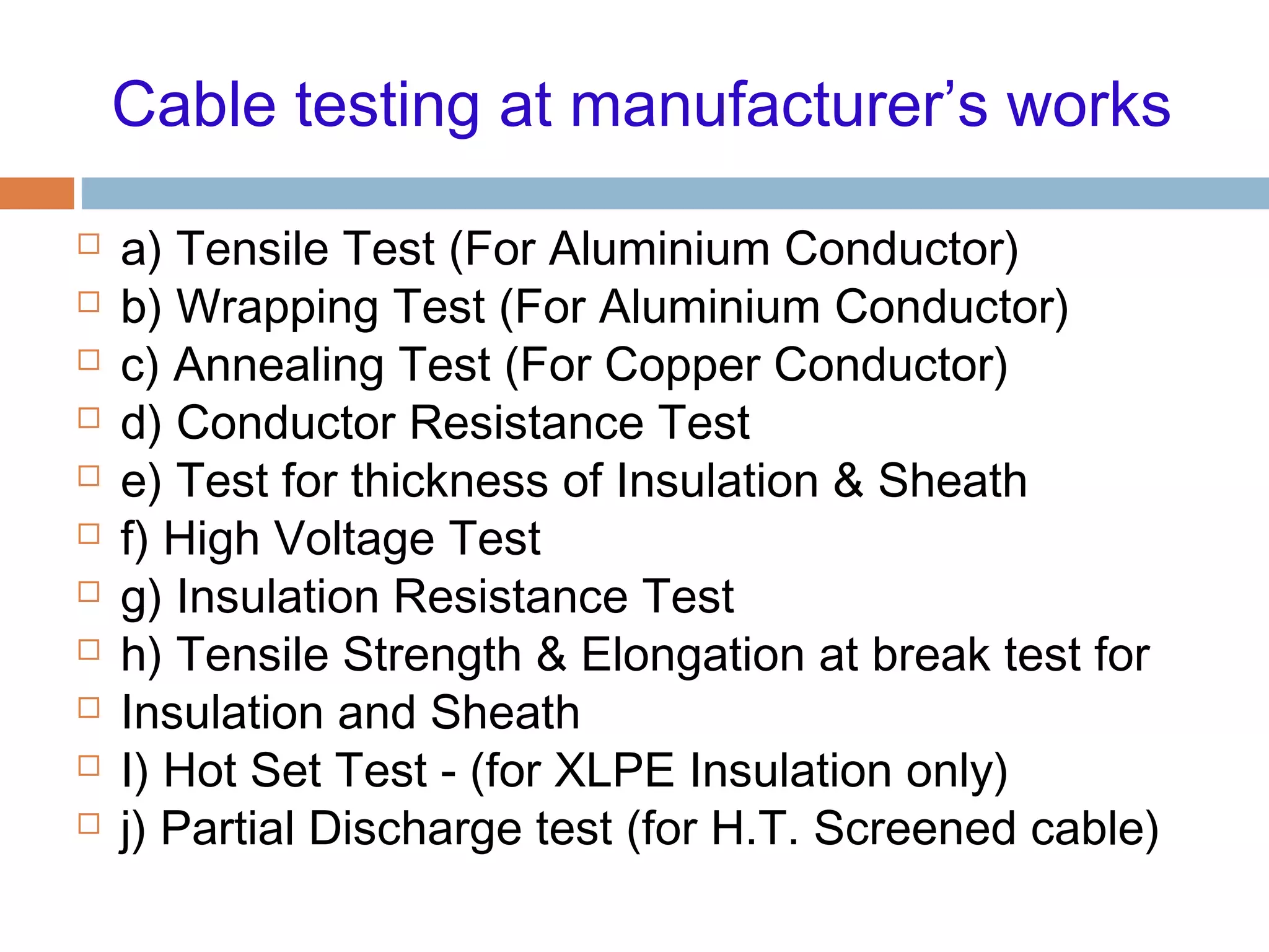 Cable and laying | PPT