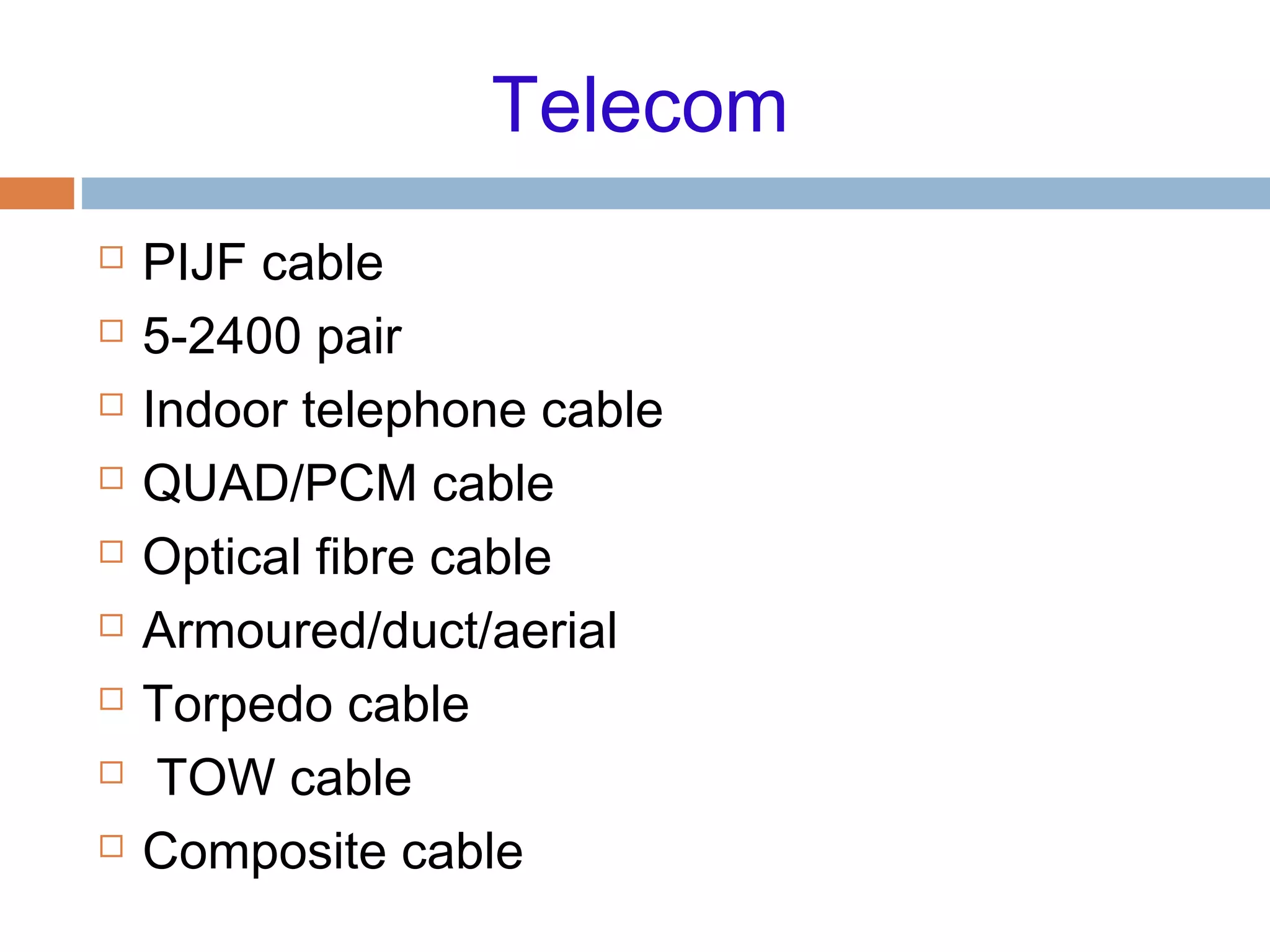 Cable and laying | PPT
