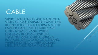 Cable and Tensile Structures for Architecture and Engineering | PDF