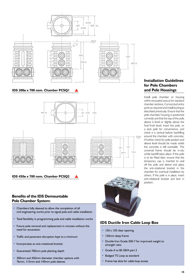 Cable Chambers (Pits) - Type A Concrete Cable Chamber, 1300x850mm | PDF