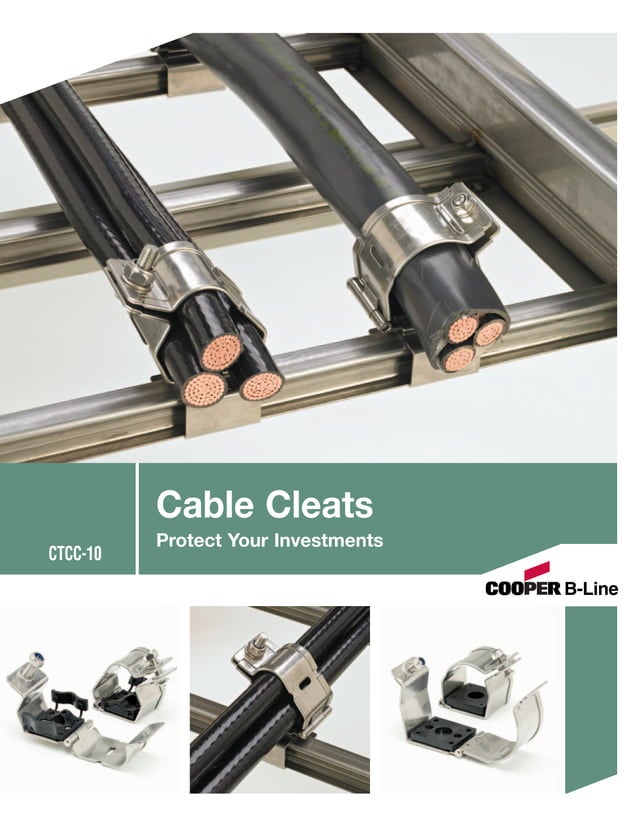 Cable Cleats Catalog Cooper B Line | PDF