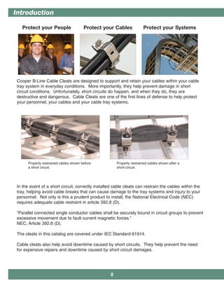 Cable Cleats Catalog Cooper B Line | PDF