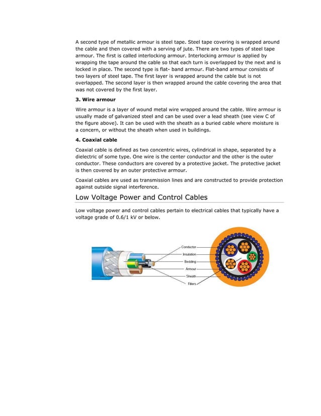 Cable construction | PDF