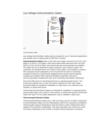 Cable construction | PDF