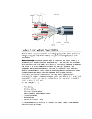 Cable construction | PDF