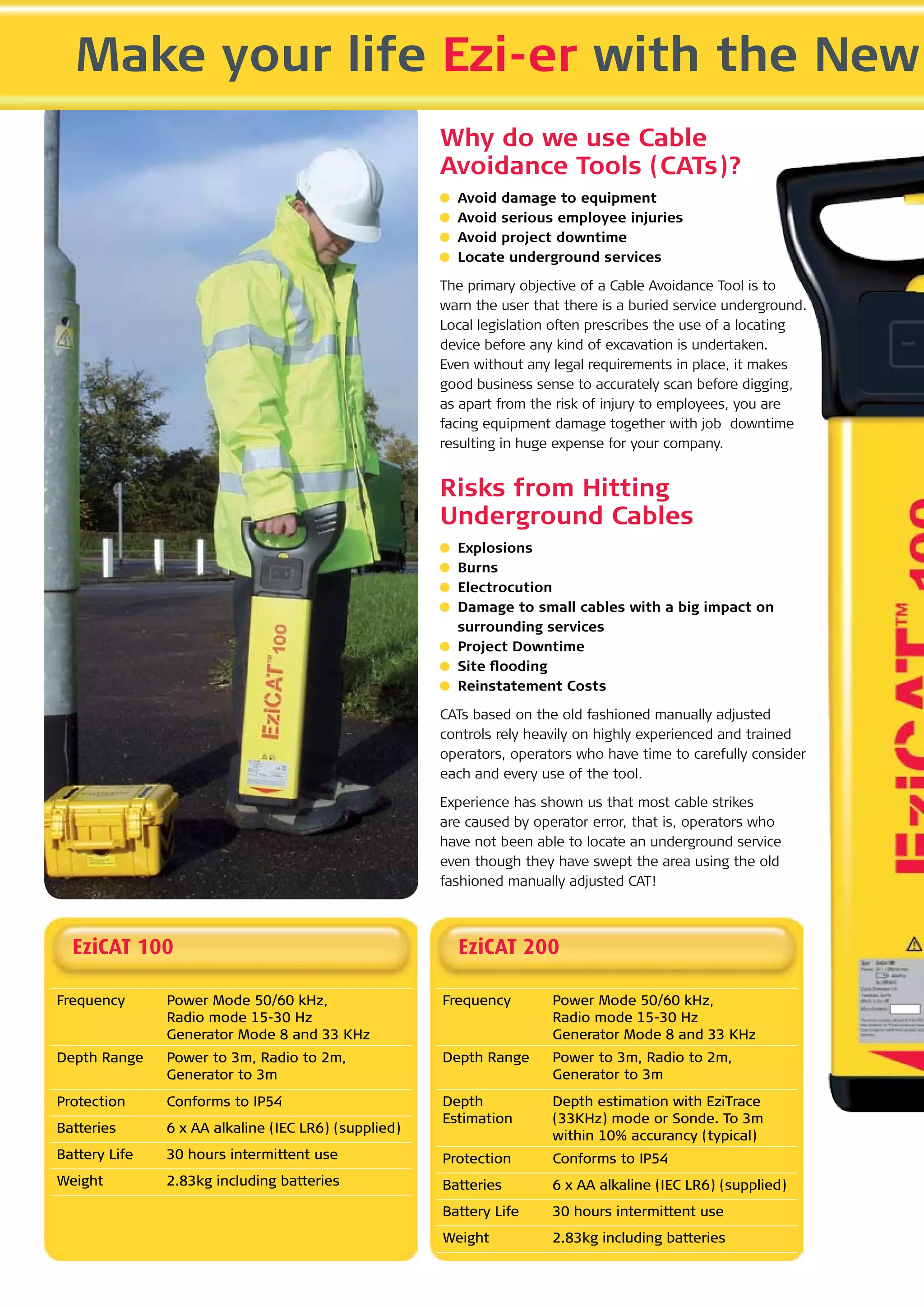 Cable Detection Tools - Cable Detection Tools - Cable Detection EZICAT ...