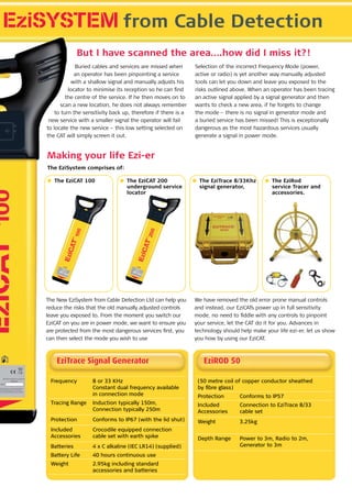 Cable Detection Tools - Cable Detection Tools - Cable Detection EZICAT ...