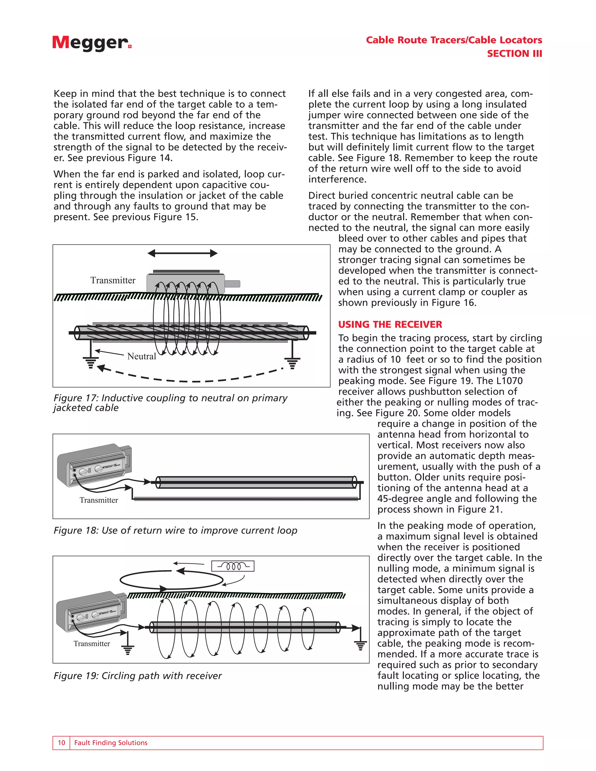 Cable Fault Location | PDF