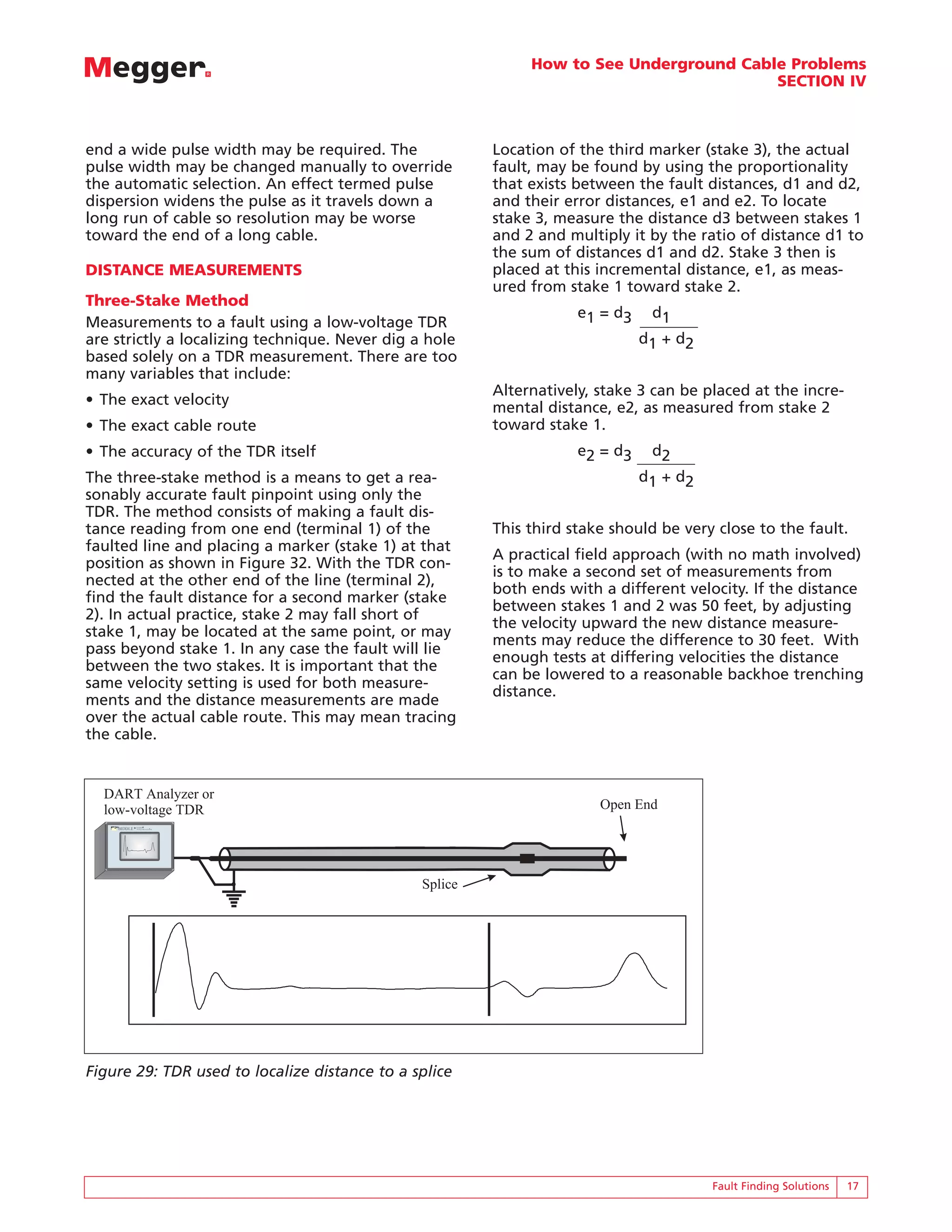 Cable Fault Location | PDF