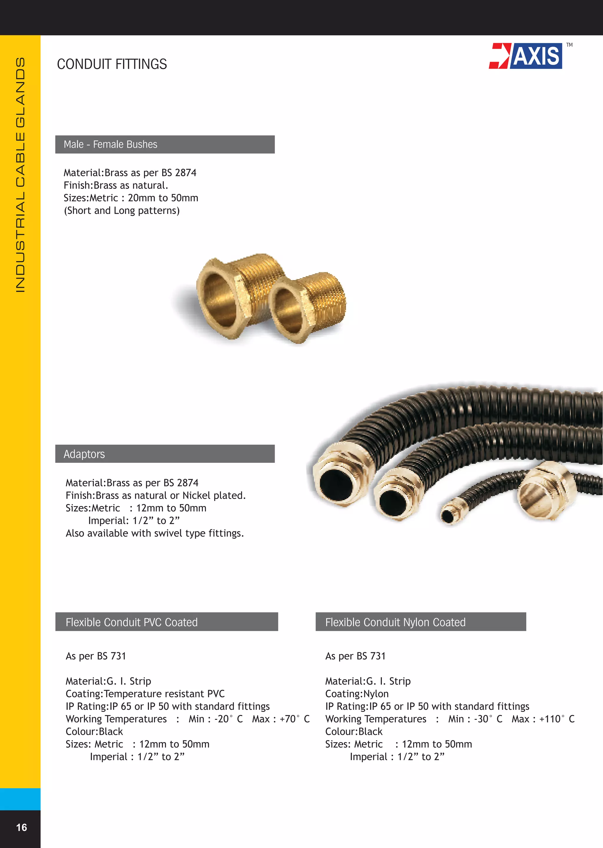 AXIS Cable glands| AKBAR TRADING EST- SAUDI ARABIA| mail@akbartrading.com