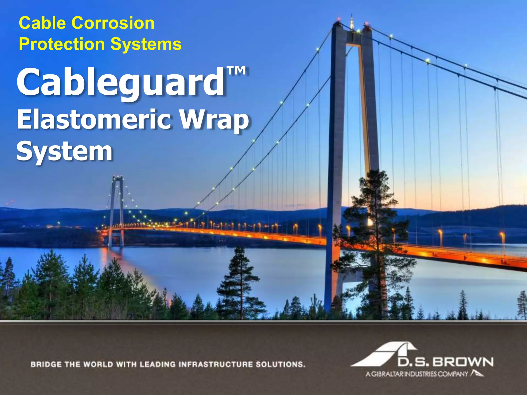 Cableguard™ Elastomeric Cable Wrap System | PPTX