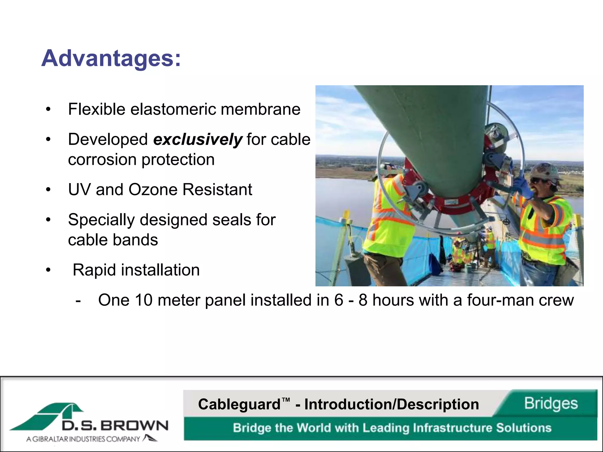 Cableguard™ Elastomeric Cable Wrap System | PPTX