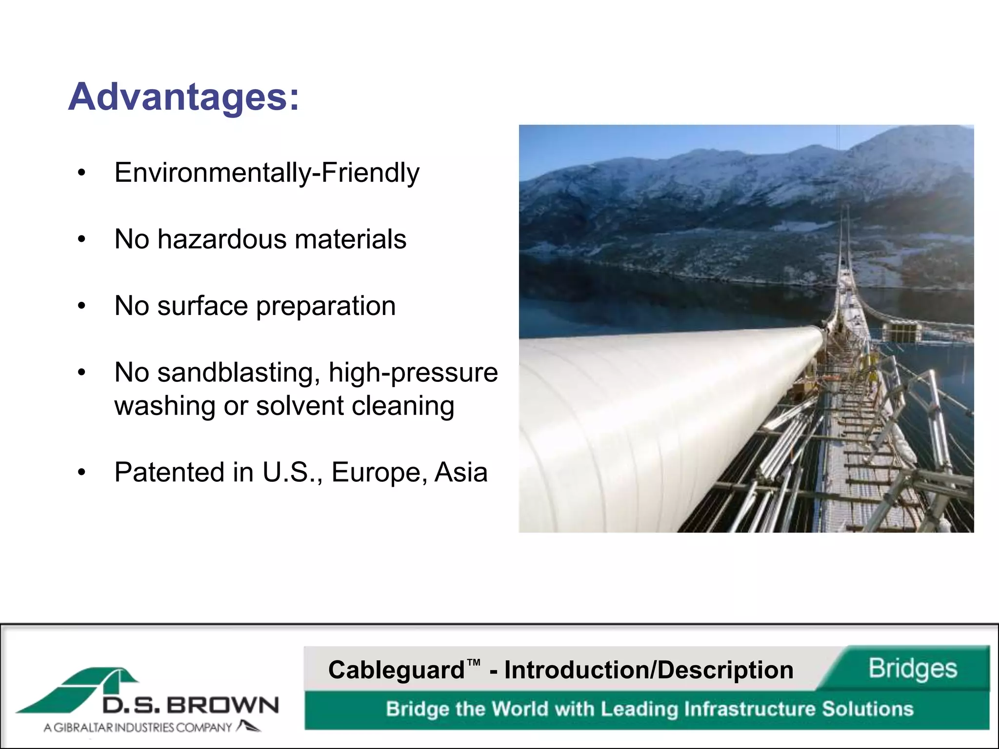 Cableguard™ Elastomeric Cable Wrap System | PPTX
