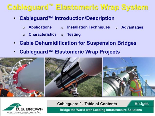 Cableguard™ Elastomeric Cable Wrap System | PPTX