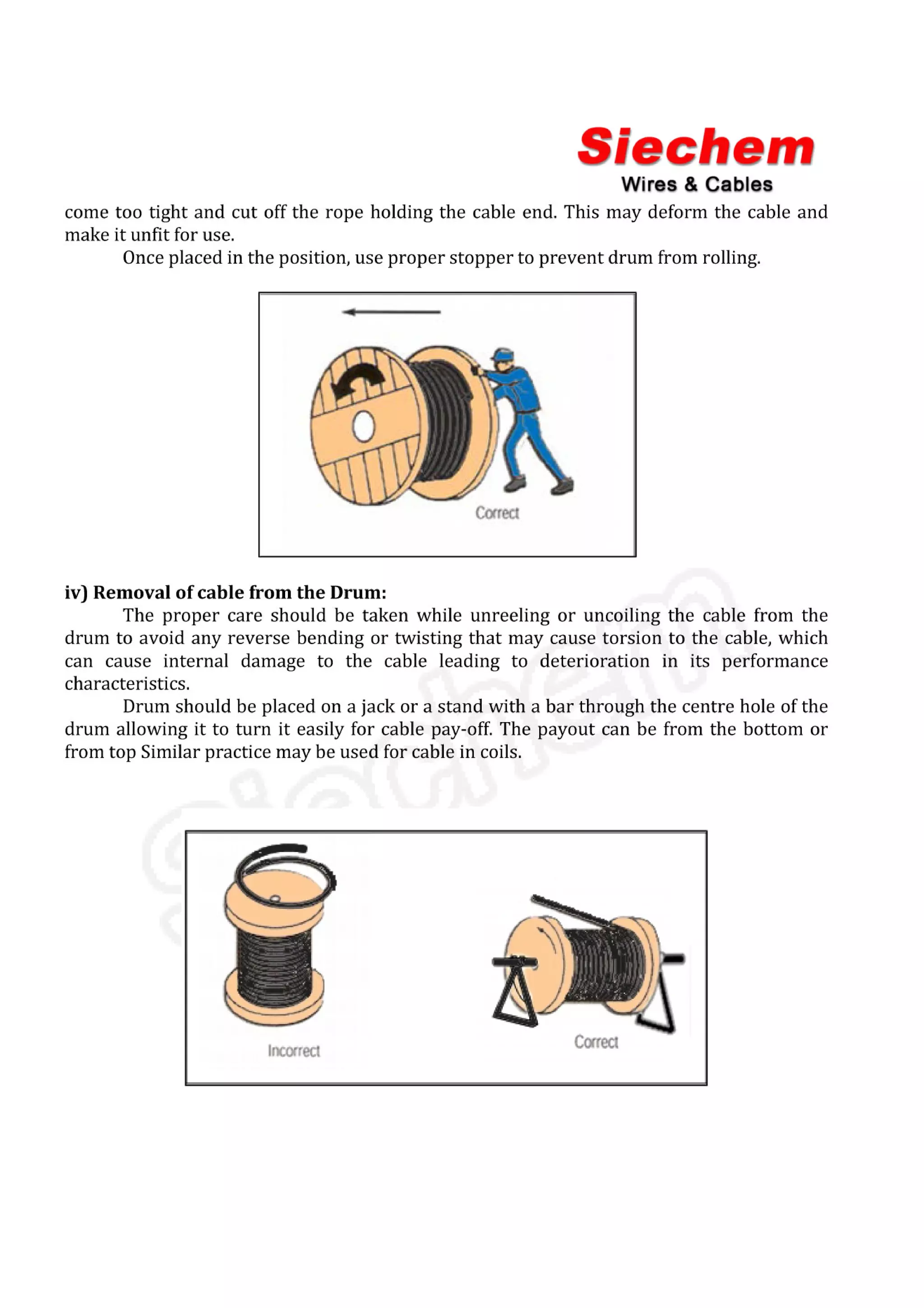 CableHandlingSystem By Rohit Damodaran | PDF