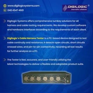 Cable Harness Tester from Digilogic Systems | PDF