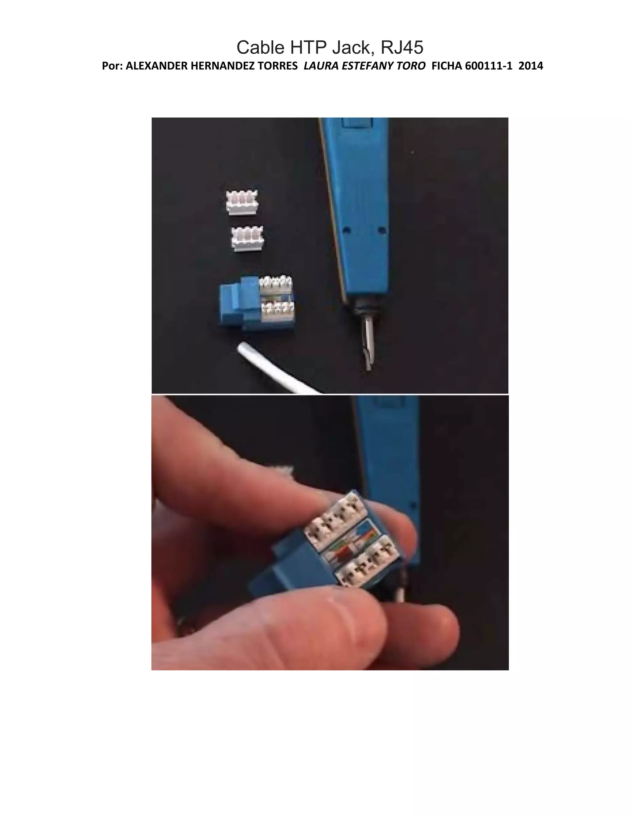 Cable htp jack, rj45 | PDF