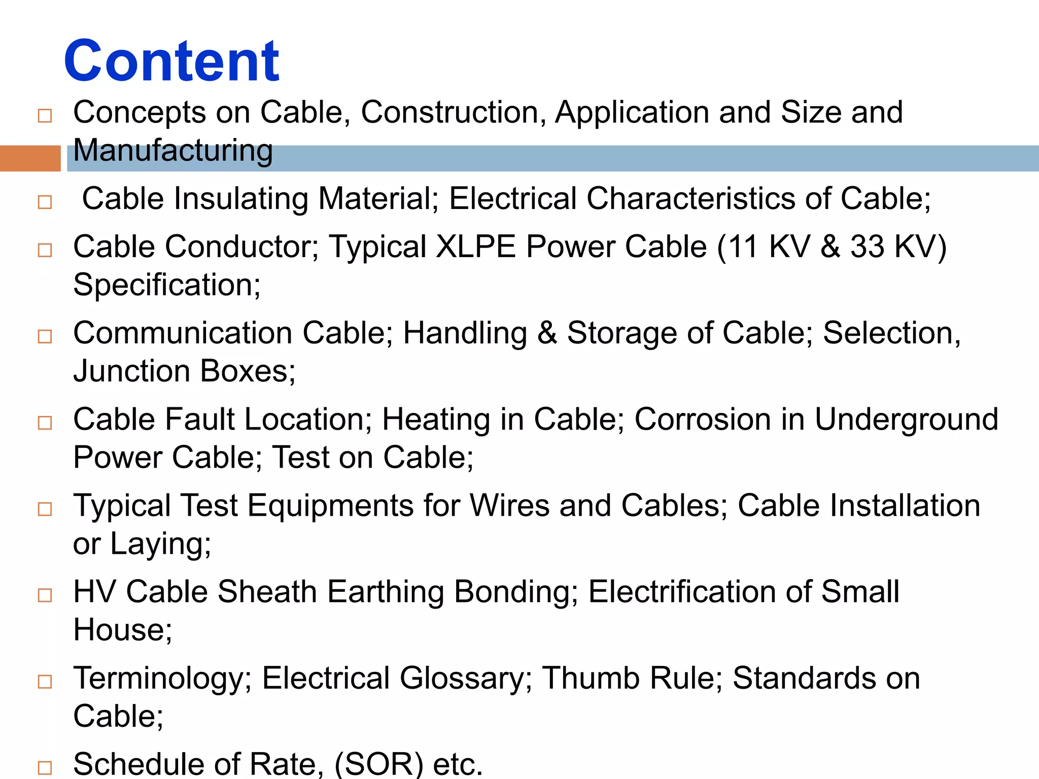 Cable installation book | PPT