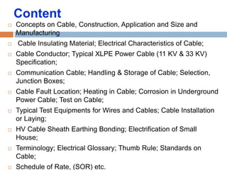 Cable installation book | PPT