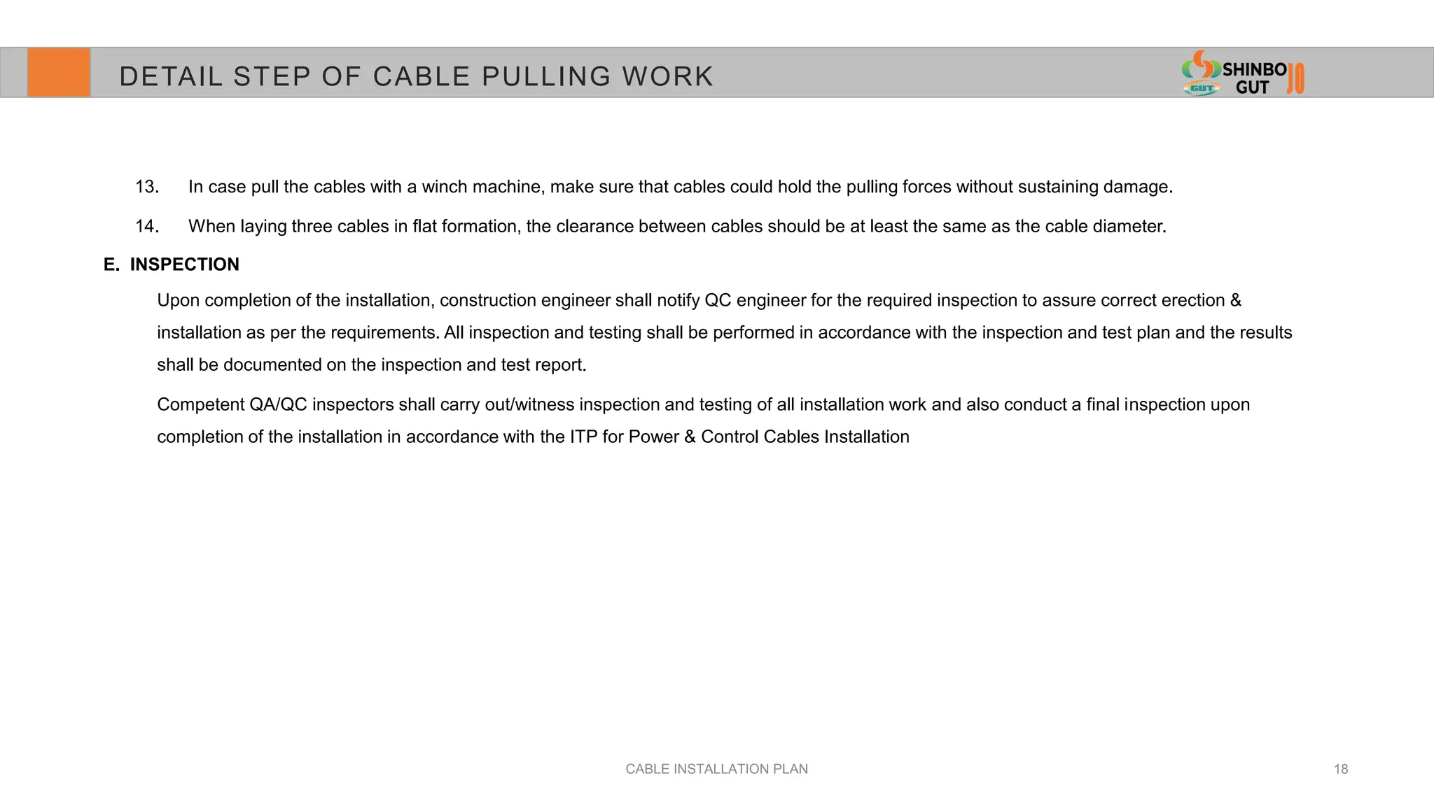Cable Installation Plan - SS-109 to 065.pptx