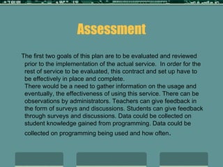 Cable in the classroom | PPT | Education industry | Industries