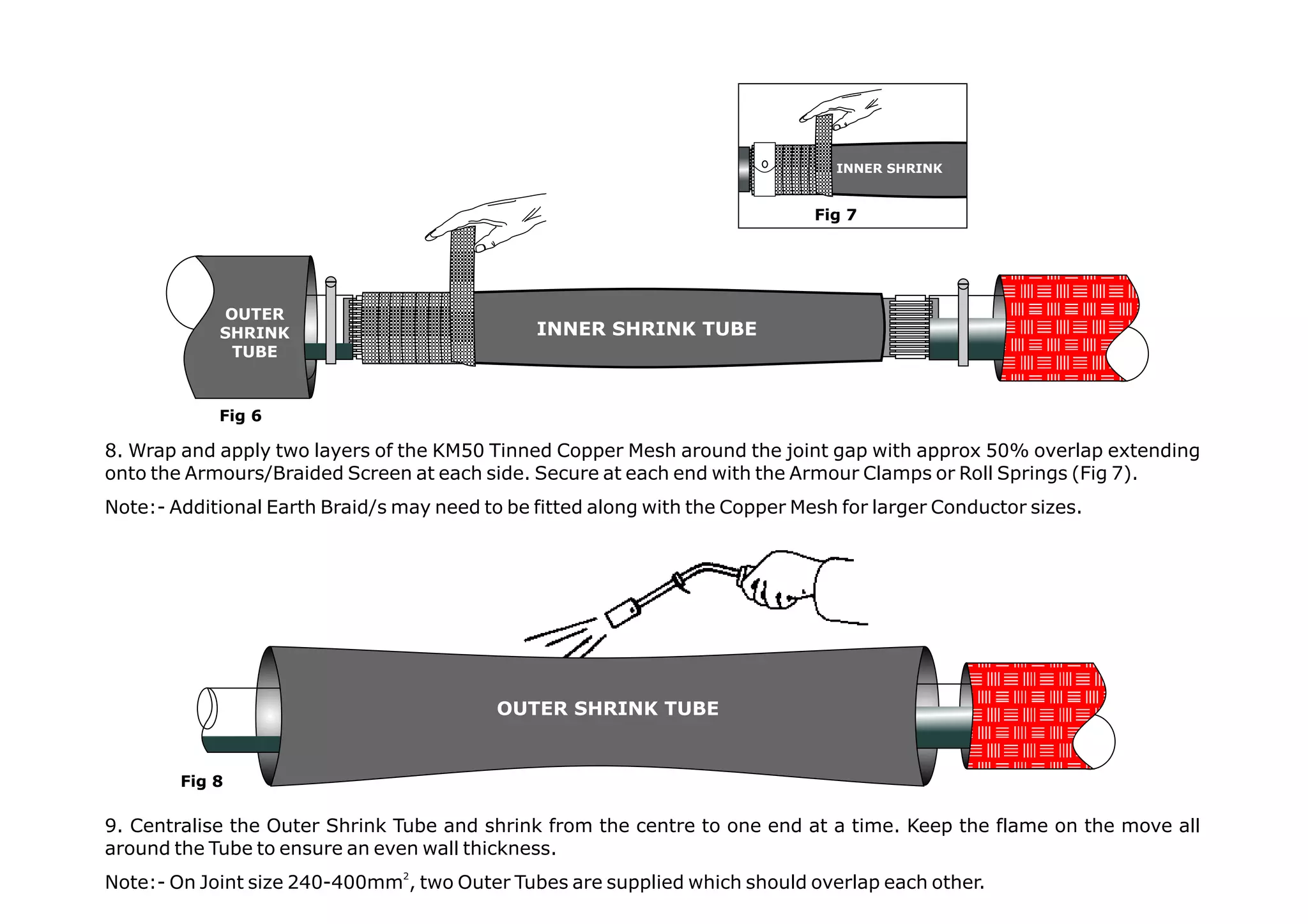 Cable Joint Instruction - Zero Halogen Fire Resistant Power Cable Joint ...