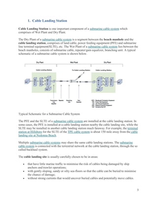 Cable landing station | PDF