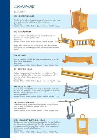Cable Laying Pulling Equipment Low High Voltage Cables - Catalogue | PDF
